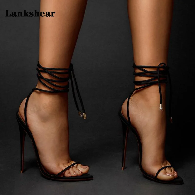 Stilettos Heels Women | Sandals Heels Sandals | Sandal Ankle Strap ...