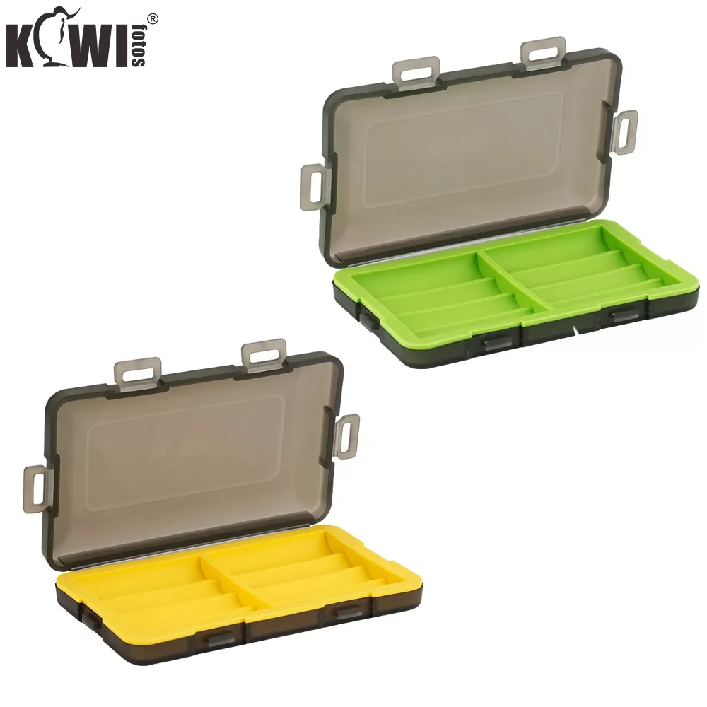 Silicone Waterproof Battery Storage Case Holder Box Organizer For 8 Aa ...