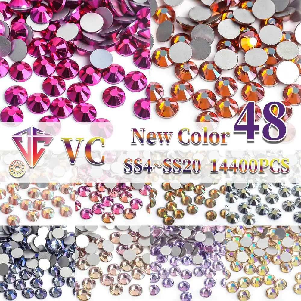 VC-14400Pcs-SS4-SS20-New-Color-Wholesale-High-Quality-Glass-Crystal ...