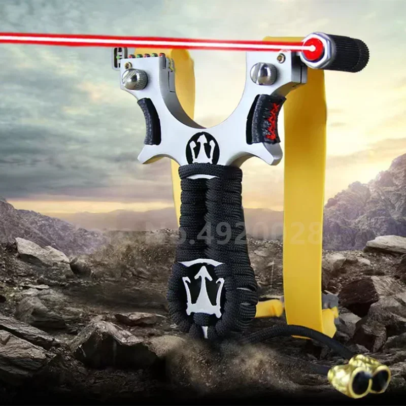 Laser-Metal-Slingsshot-Fast-Pressure-Slingshot-Outdoor-Hunting-and ...