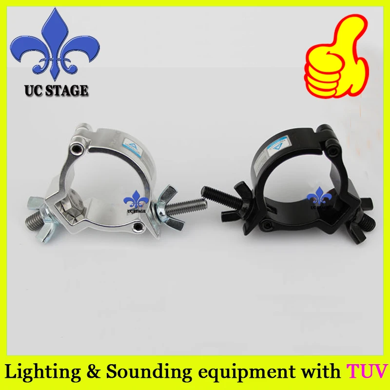 2Inch Pipe Clamp Hook Mount For DJ Party Stage Lights Fit 48-51mm Truss ...