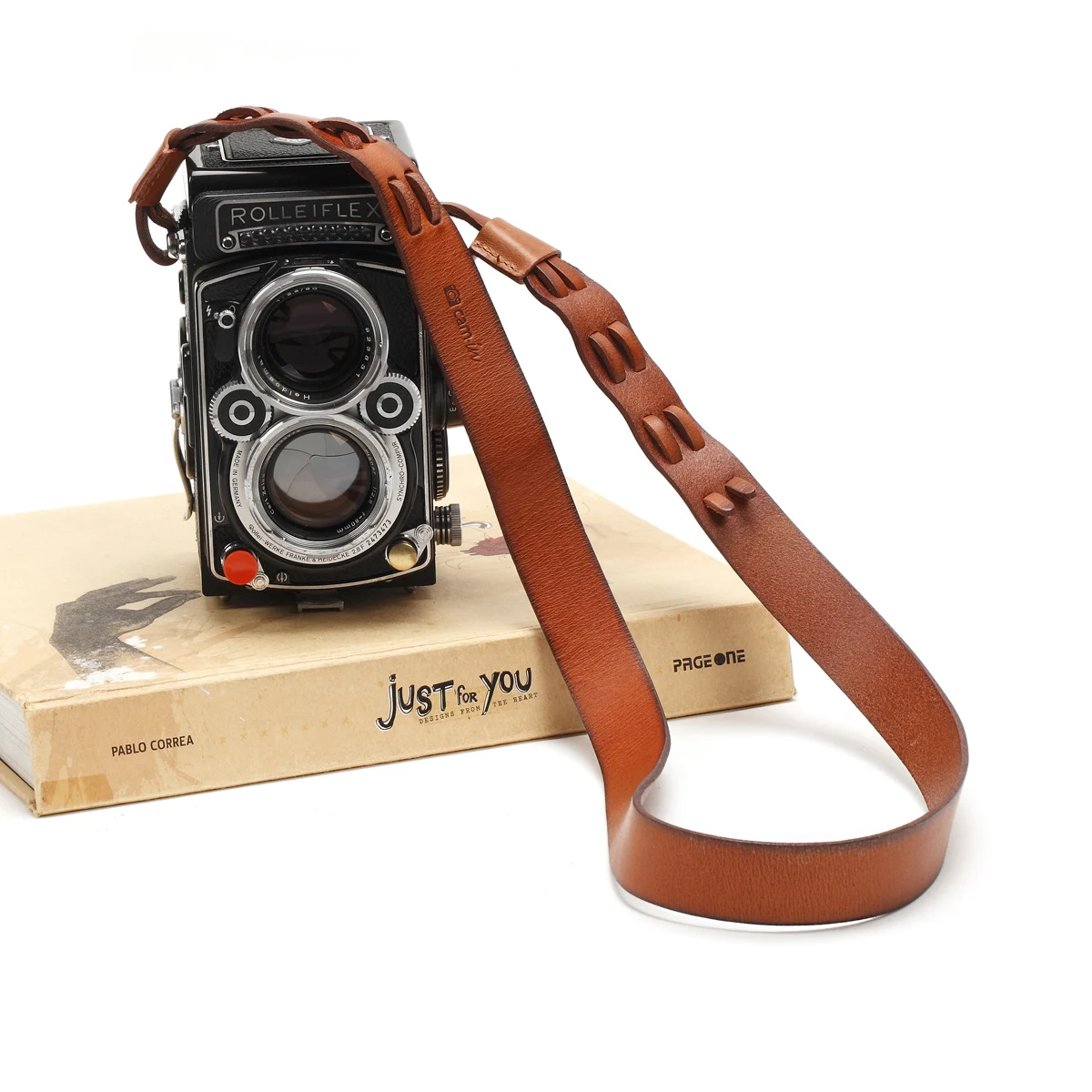 genuine-leather-cowhide-Shoulder-Neck-lashing-straps-Carrying-Belt ...