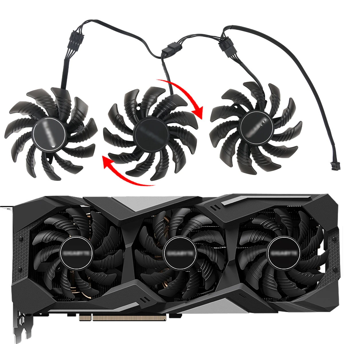 Ventilador Super Gaming Cooler para Gigabyte, RTX, RTX, 2060, 2070 ...
