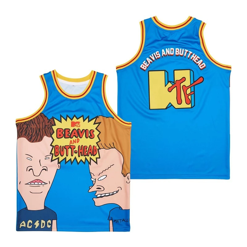 BG-basketball-jerseys-BEAVIS-AND-BUTT-HEAD-jersey-Embroidery-sewing ...