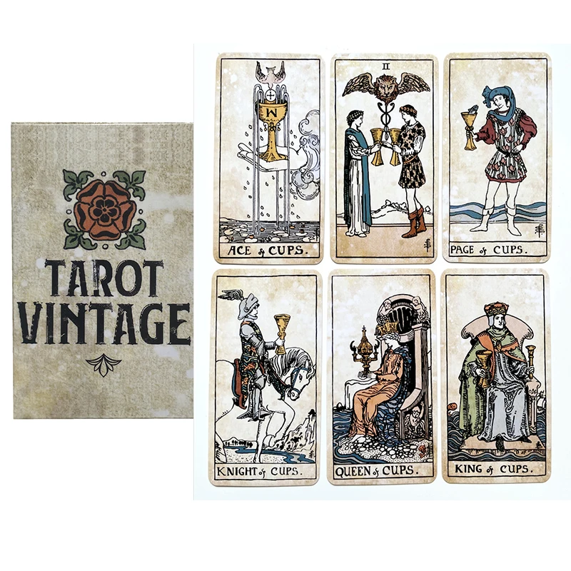tarot Vintage wait tarot cards with PDF guidebook board game divination ...