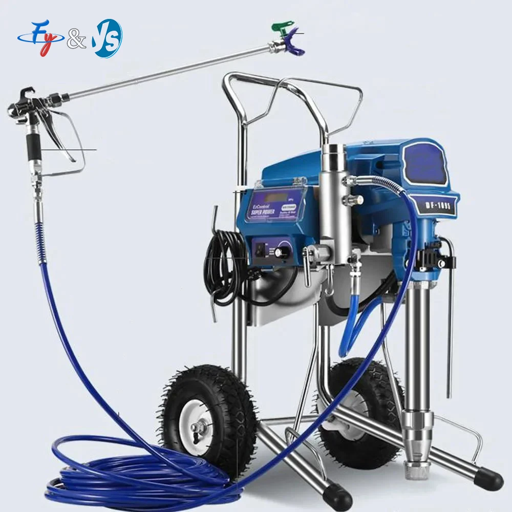 Professional Piston Pump Spray Gun Working Airless Spraying Machine ...