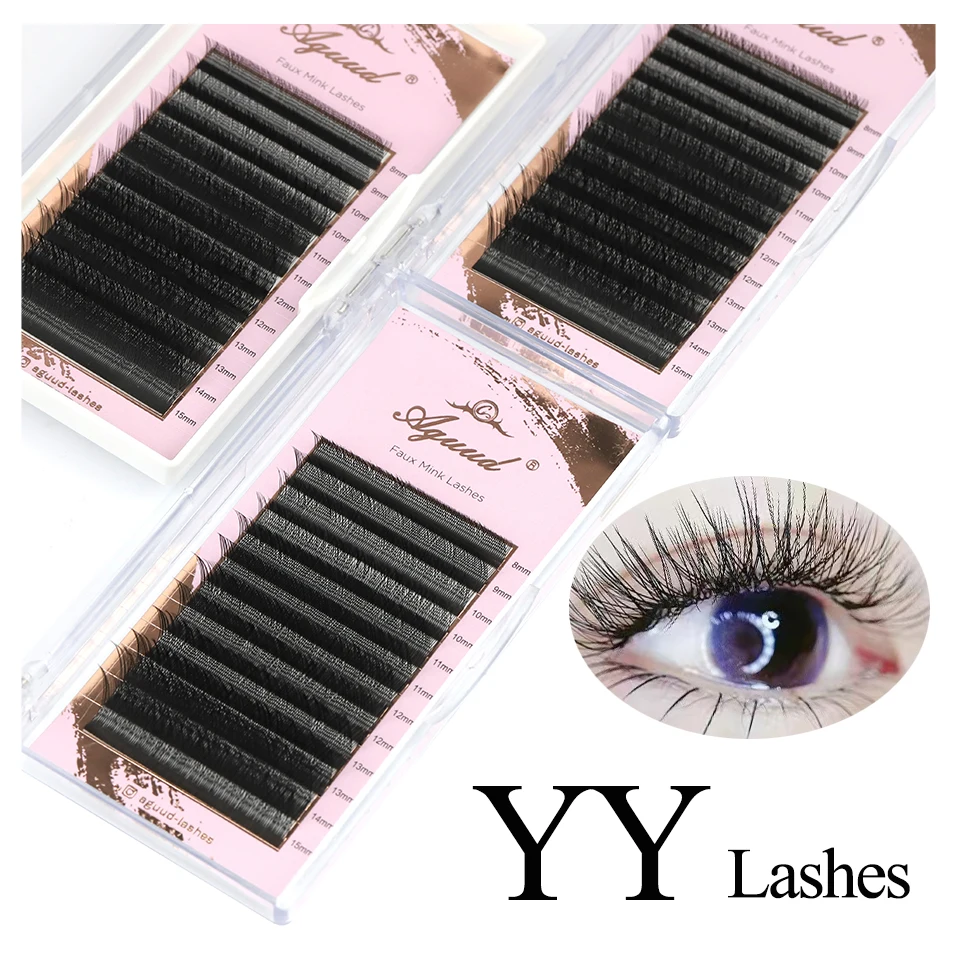 Aguud Yy Shape Volume Lashes Soft Light Yy Eyelash Cilia And Brazilian ...