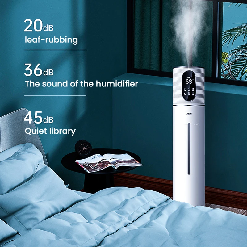 2105B Household Electric Air Humidifier 8L 280ML/H Timing Multifunction ...