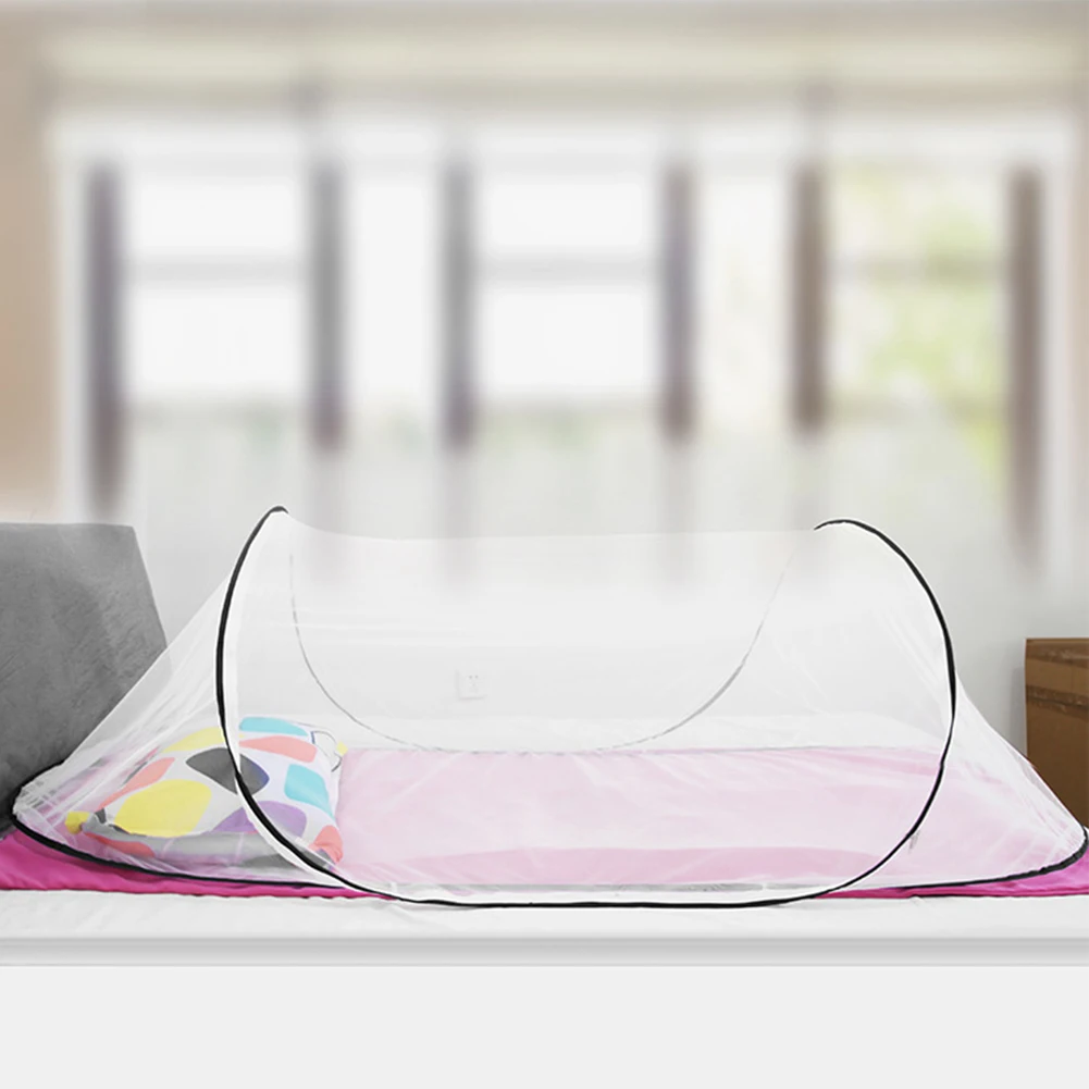 Travel-Mosquito-Net-with-Zipper-Outdoor-Camping-Mosquito-Net-Portable ...