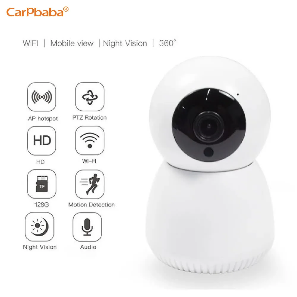 Carpbaba-Snowman-camera-Night-Vision-Baby-Monitor-2-Way-Audio-HD-Smart ...