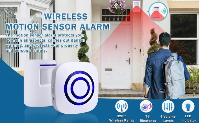 Wireless Door Alert Motion Detector