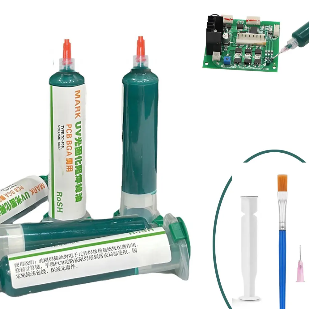 1pcs-10ML-green-UV-solder-mask-BGA-PCB-paint-prevent-corrosive-arcing ...