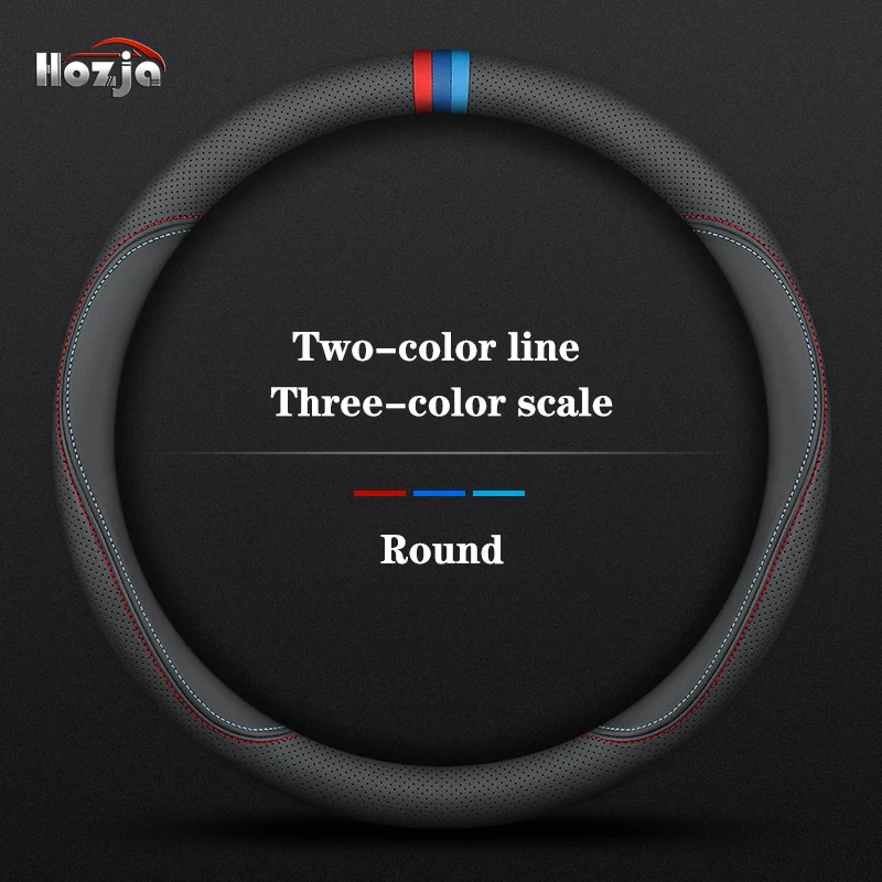 Leather-Car-Steering-Wheel-Cover-for-Kia-Stonic-KX-Sportage-Picanto ...