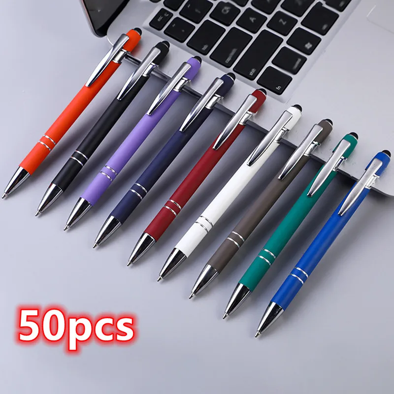 Customized-LOGO-Metal-Handwritten-Touch-Ballpoint-Pen-Cute-Wedding-Birthday-Gift-Gel-Pens-School ...