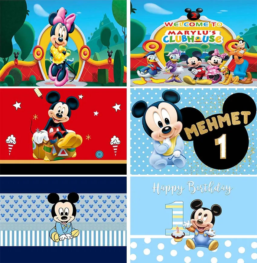 Baby Mickey 1st Birthday Clipart