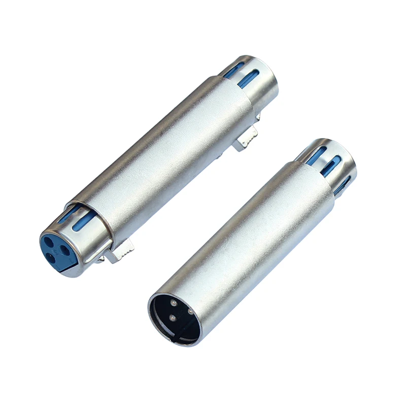 XLR Adaptor F/F M/F 3 Pin Female to Female Or Male to Female Audio ...