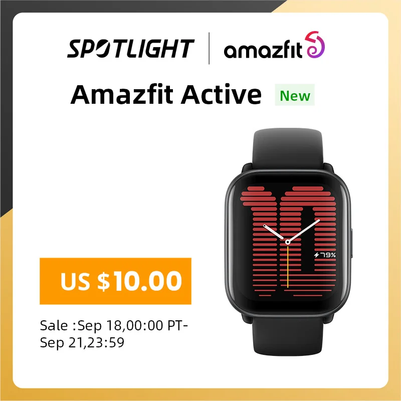 New Amazfit Active Smart Watch Super-light Design Ultra-long 14-day ...