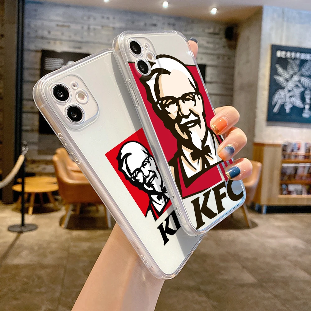 Silicone-Fried-Chicken-Phone-Case-Capa-Transparente-K-KFC-iPhone-15-14 ...
