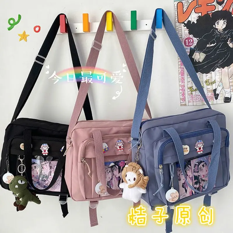 Cute-Ita-bag-Japanese-JK-School-Bag-large-capacity-Transparent ...