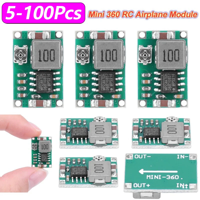 5-100Pcs-Mini-360-RC-Airplane-Module-Mini-360-DC-Buck-Converter-2A-Step ...