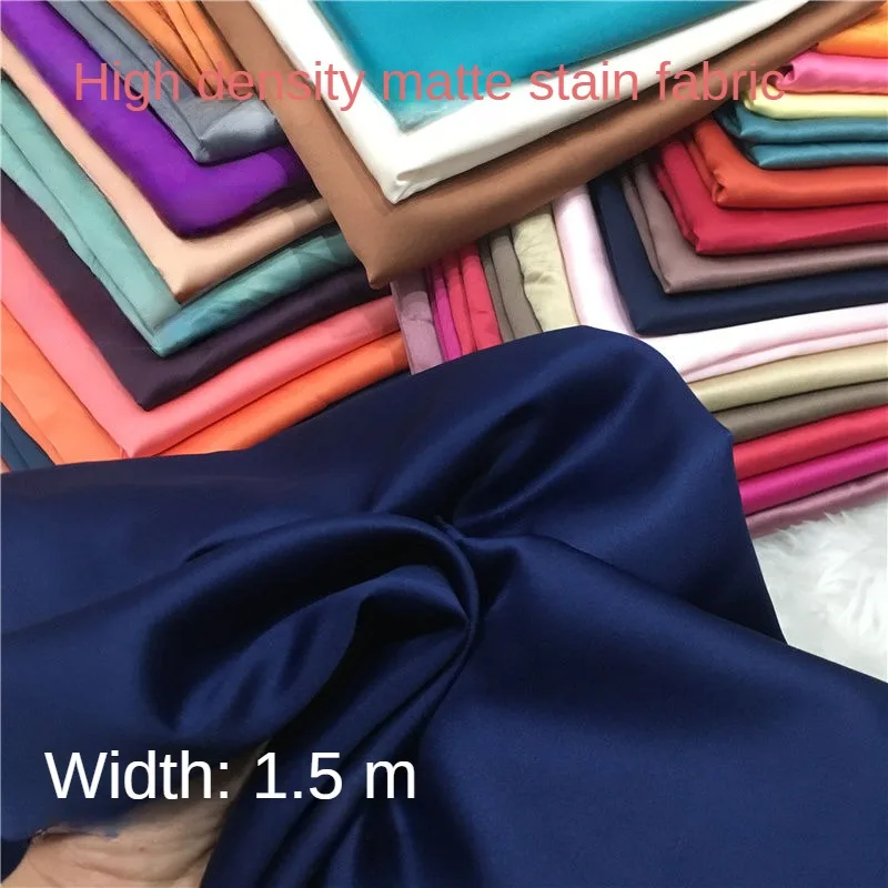 Matte Satin Fabric By The Meter for Wedding Dress Headwear Cheongsam ...