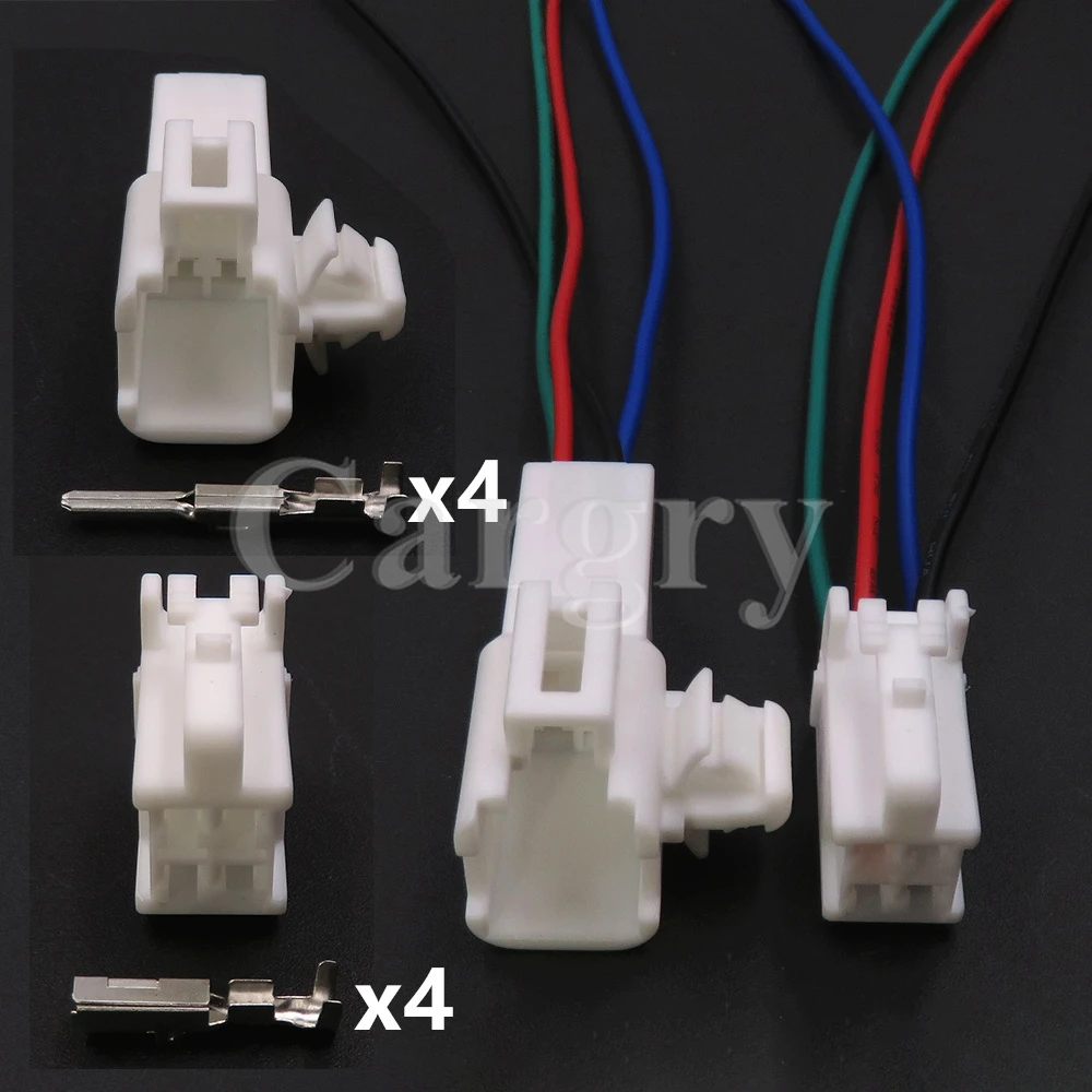 1-Set-4P-90980-10795-AC-Assembly-Auto-Male-Plug-Female-Socket-Car-Cable ...