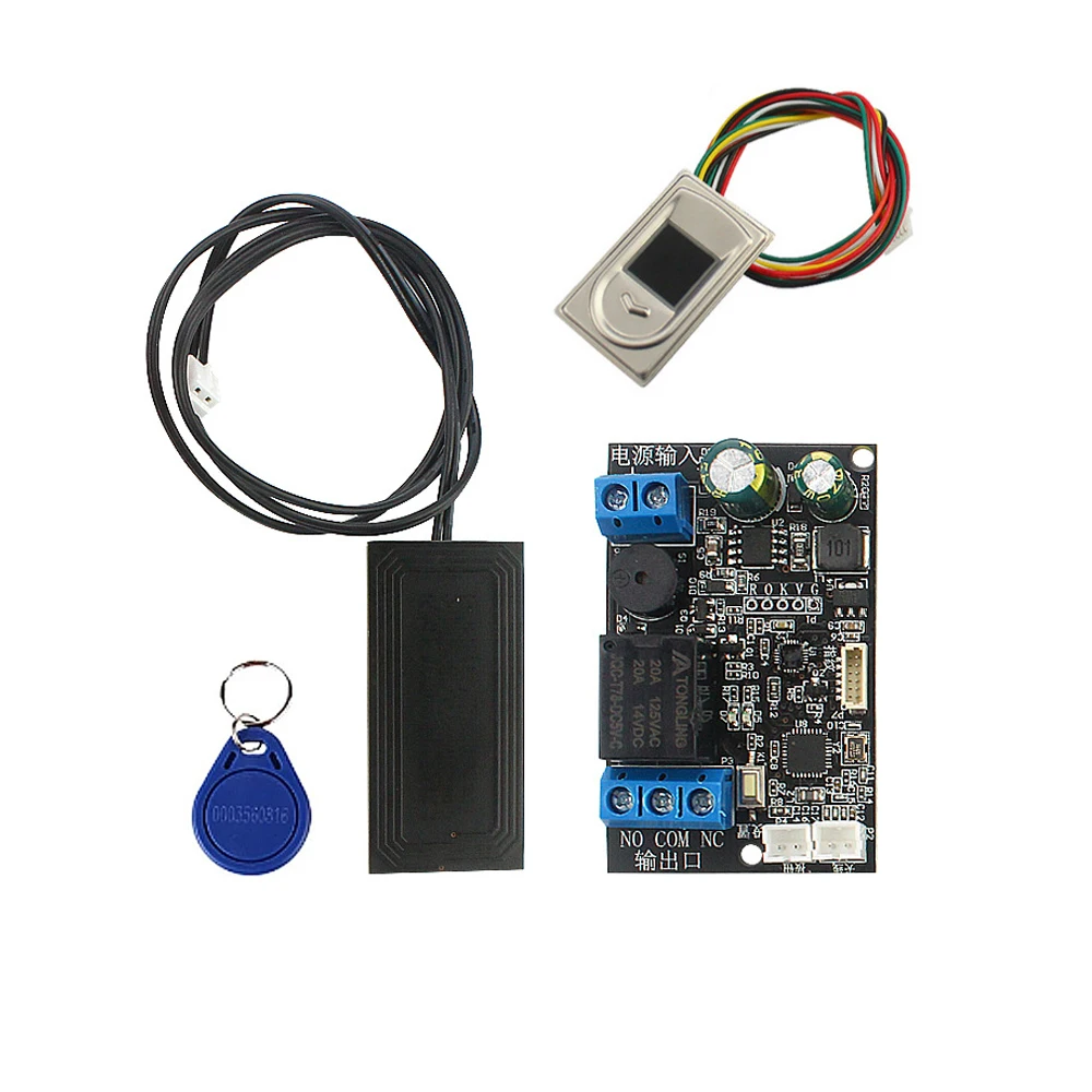 Mobile-Phone-NFC-Control-Board-DC-12-24V-Fingerprint-IC-Card-DIY-Relay ...