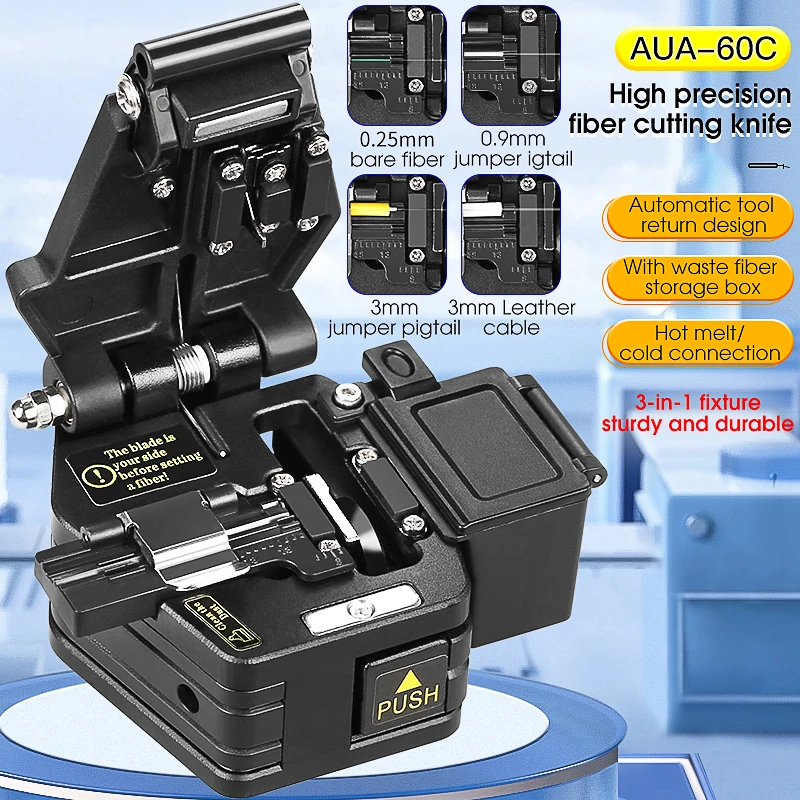 New Fiber Cleaver Skl-6c Cable Cutting Knife Ftth Fiber Optic Knife ...