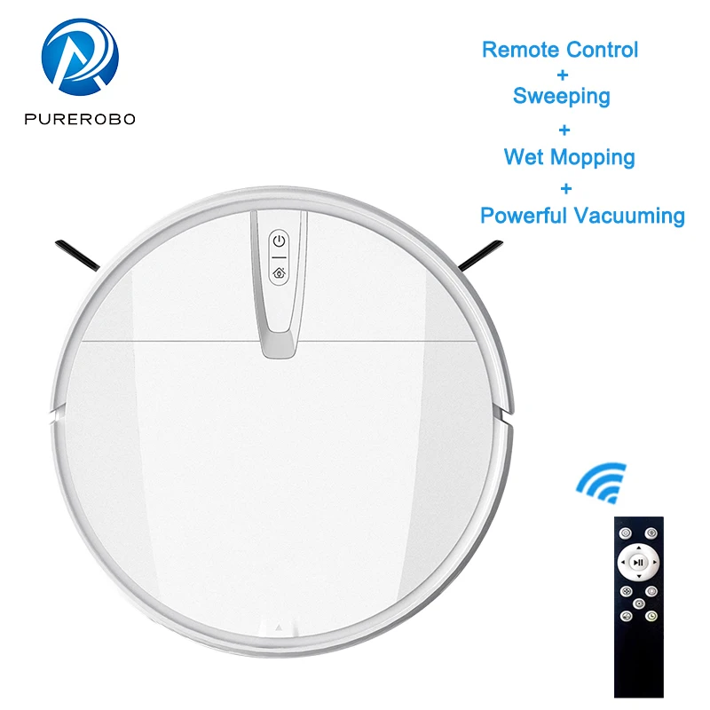 PUREROBO-M2-Robot-Vacuum-Cleaner-Smart-Home-Mop-Remote-Control-Wet-Dry ...