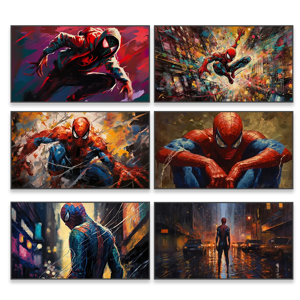 Abstract Superhero Art