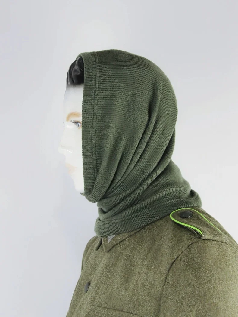 green WWII GERMAN HEER ARMY WAFFEN LUFTWAFFE GRAY WINTER NECK SCARF ...