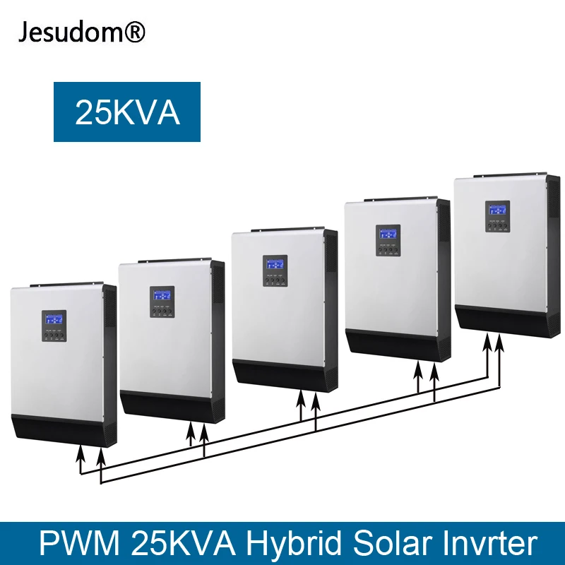 Ps 25kva 20kw Solar Hybrid Inverter Built-in 48v Pwm Solar Charge ...