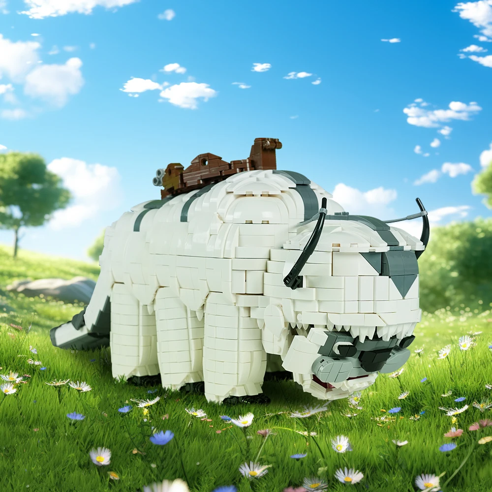 2439-Pieces-MOC-The-Lasted-Airbendered-Appa-the-Sky-Bison-Building ...