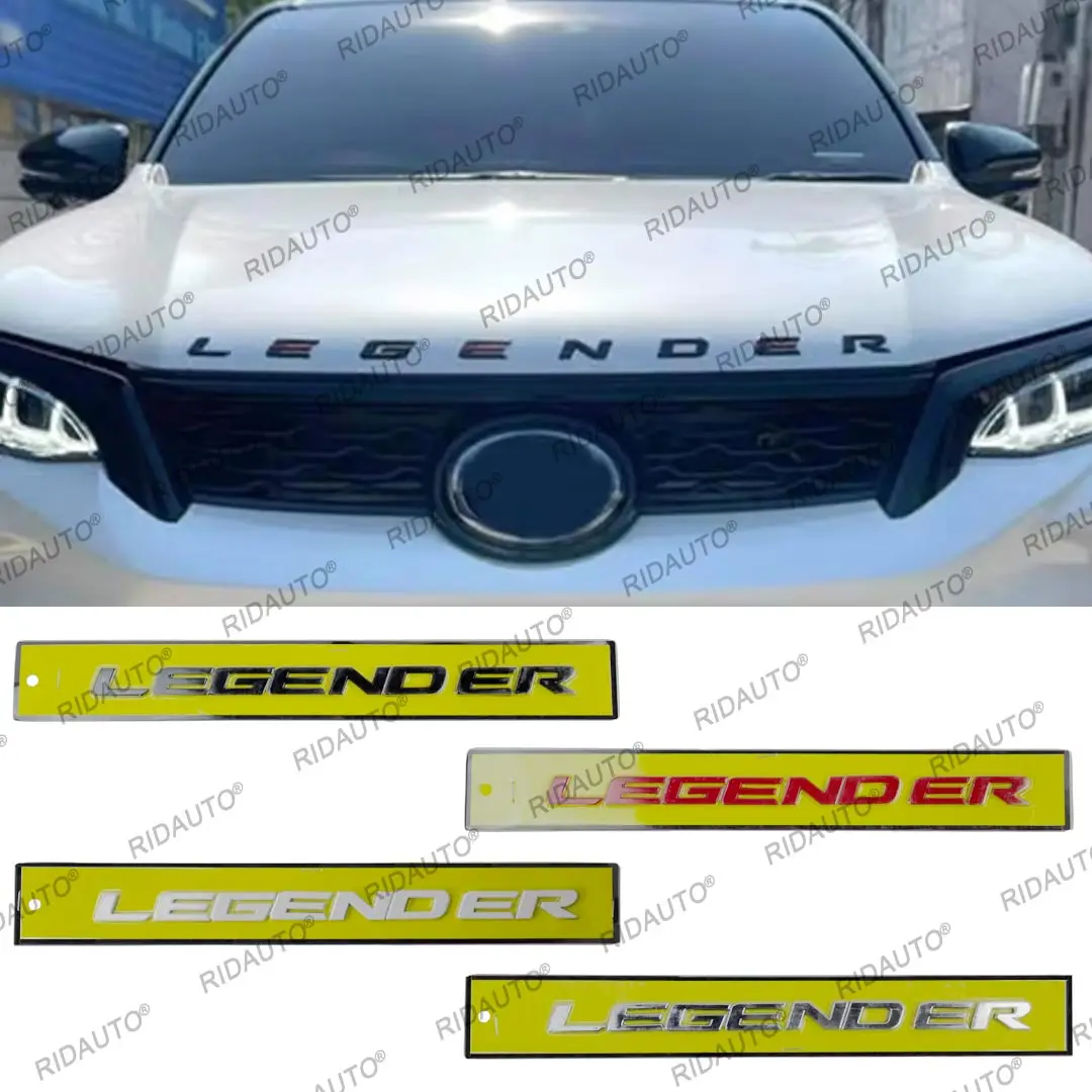 Logo Sticker Black SUV Accessories Bonnet Hood Emblem For Toyota ...