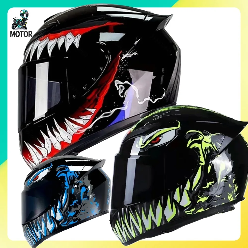 Venom-Motorcycle-Helmet-Fashion-Four-Season-Full-Face-Motocross-Safety ...