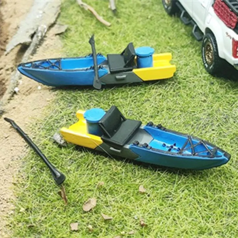 Alloy Fishing Kayak Dioramas | Alloy Car Simulation Ship | Alloy Model ...