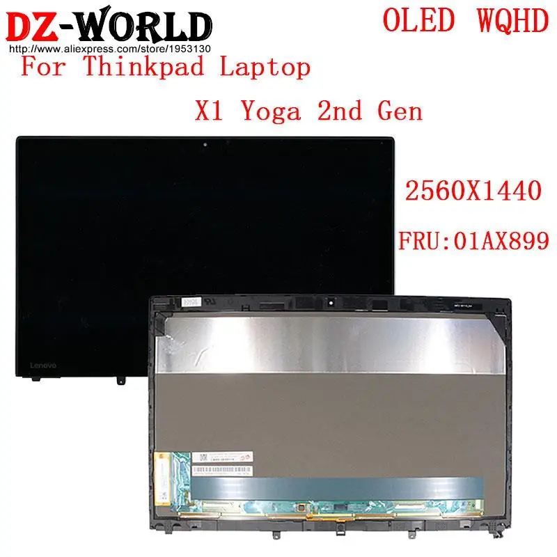 New-Orig-14-OLED-WQHD-LCD-Touch-Screen-Display-For-Lenovo-Thinkpad-X1 ...