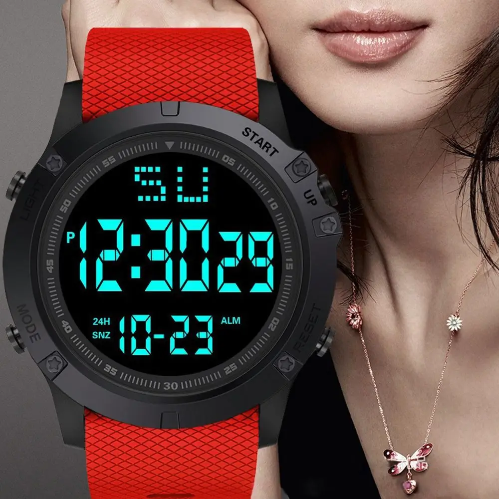 Casual-Sports-Watch-Large-Dial-Simple-Multifunctional-Digital-Watch-LED ...