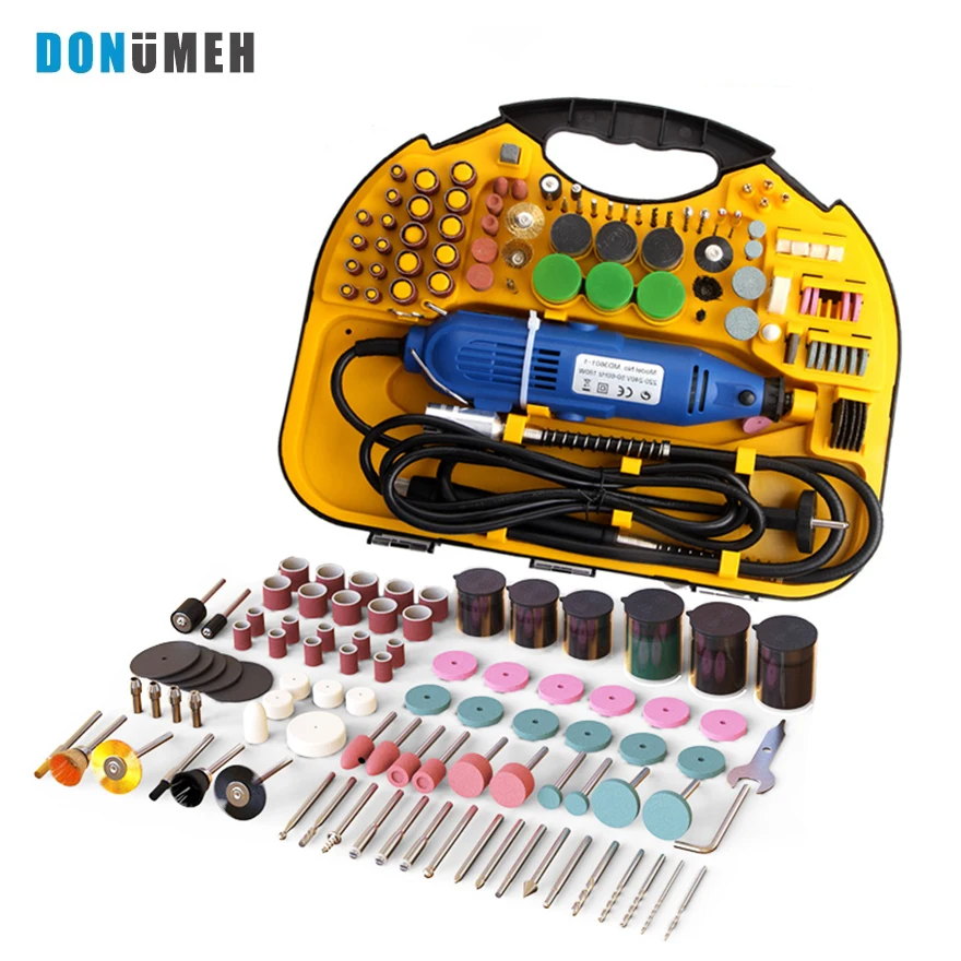 DONUMEH 110/220V Electric Grinder Mini Drill Rotary Tools Engraver ...