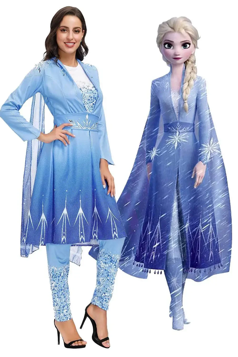Elsa-Princess-Dress-Costume-Halloween-Costume-for-Women-Code-Ice-and ...
