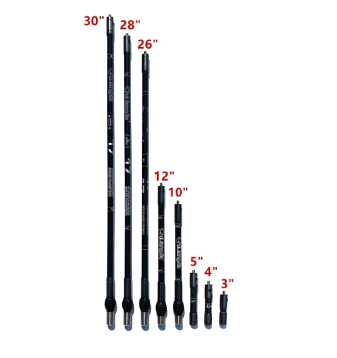 1Pc 17mm Archery Stabilizer Bar Carbon Balance Rod Side Extender Bar ...