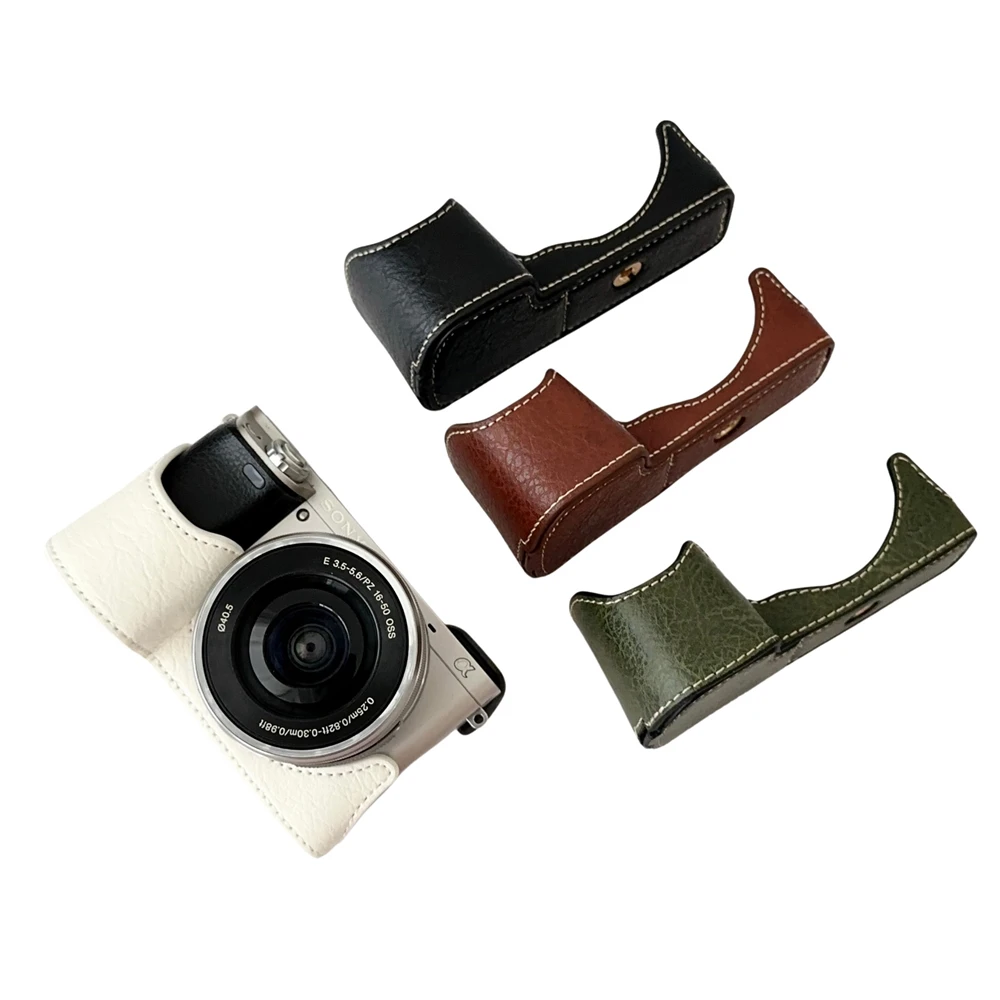 A6000 A6100 A6300 A6400 PU media Base bolsa cuerpo funda protectora ...