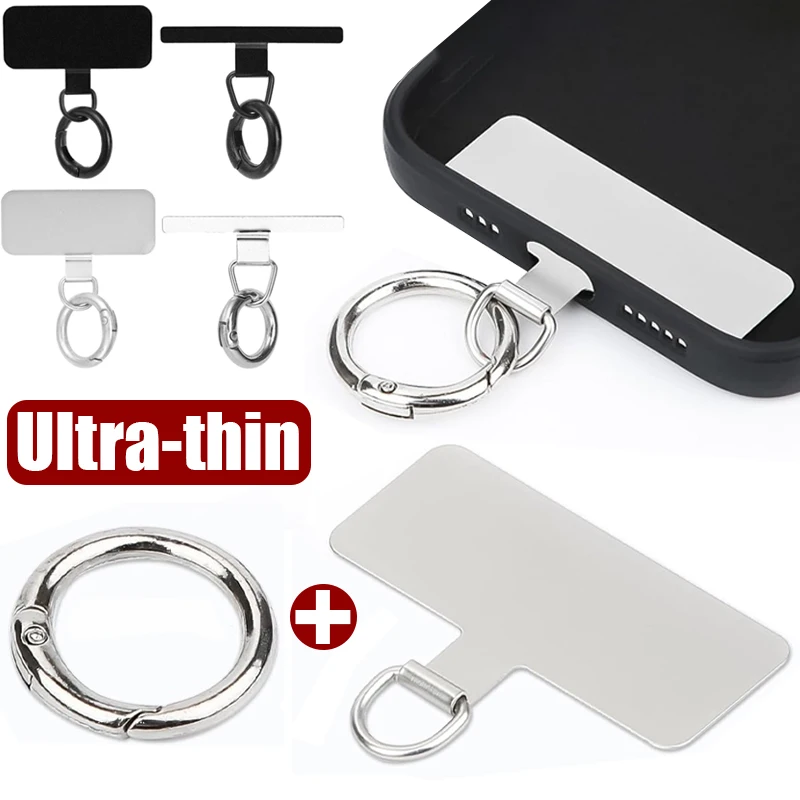 Upgrade-Metal-Phone-Lanyard-Tether-Patch-Ultra-thin-Cell-Phone-Strap ...