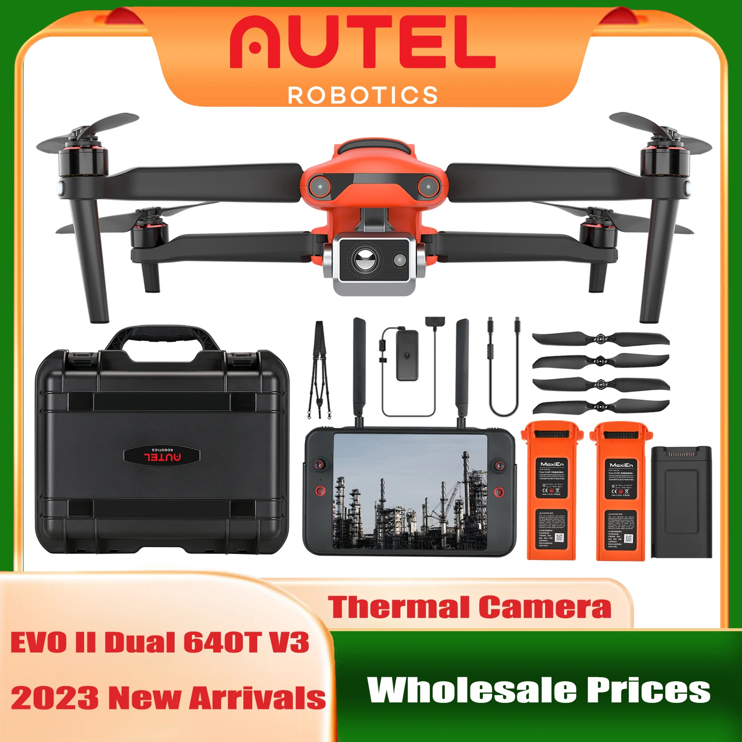 Autel Robotics EVO II Dual 640T V3 Rugged Bundle 640*512 Thermal ...