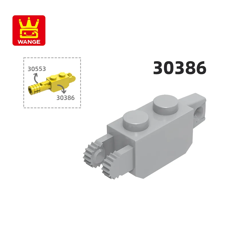Wange 30386 100g/100Pcs Hinge Blocks on Both Sides Moc Color Buckle ...