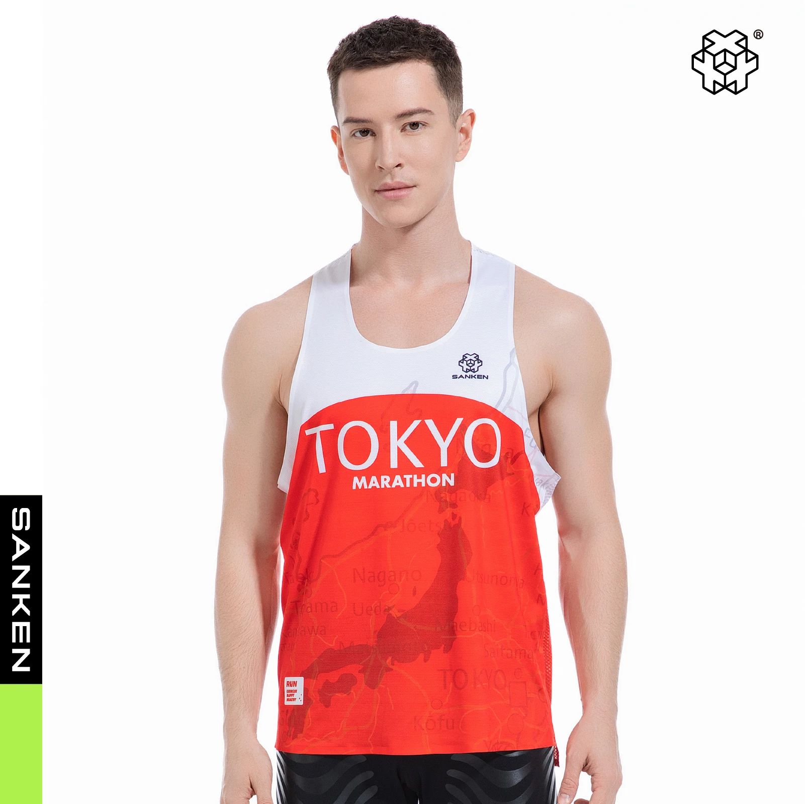 Men's Seamless Lightweight Marathon Tank Top Dry Fit Sleeveless Workout ...