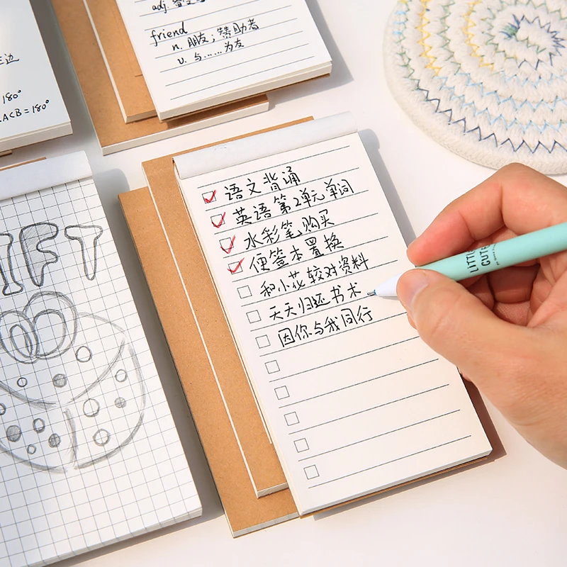 50-sheets-1-book-red-same-style-todo-note-book-tearable-notepad-ins ...