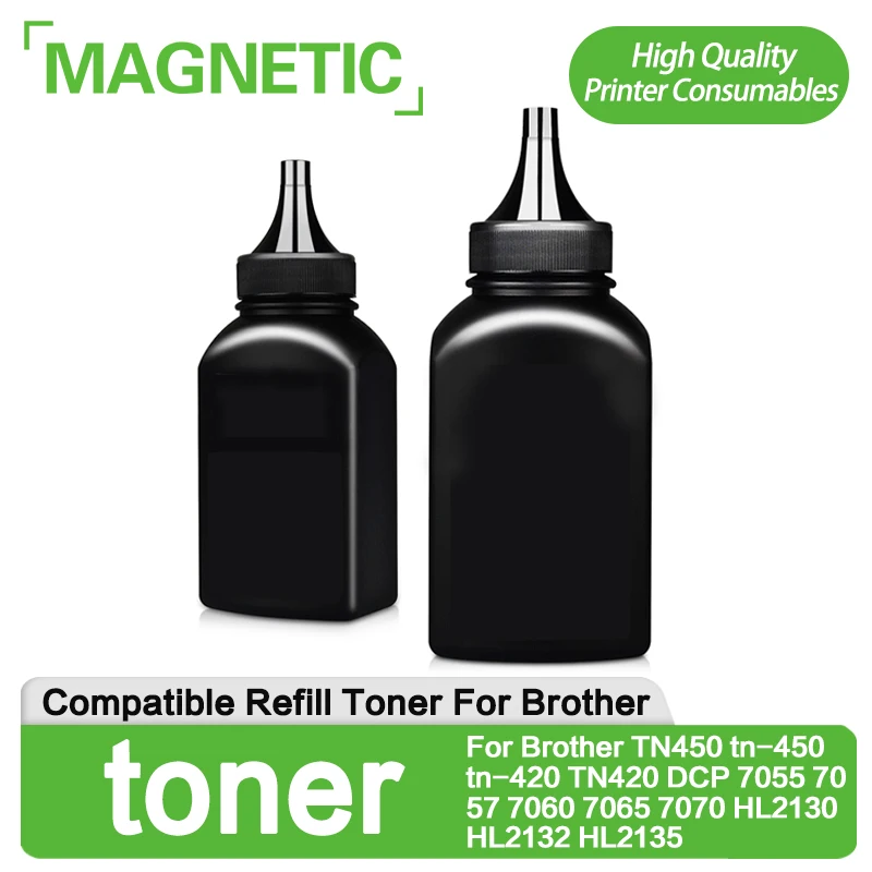 NEW-100g-Compatible-Refill-Toner-Powder-For-Brother-TN450-tn-450-tn-420 ...