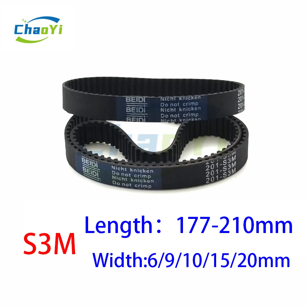S3M-Timing-Synchronous-Belt-Length-177-180-183-186-189-192-195-198-201 ...