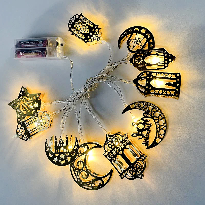 Guirlandes-lumineuses-lune-toile-pour-le-Ramadan-EID-Mubarak-Kareem-d ...